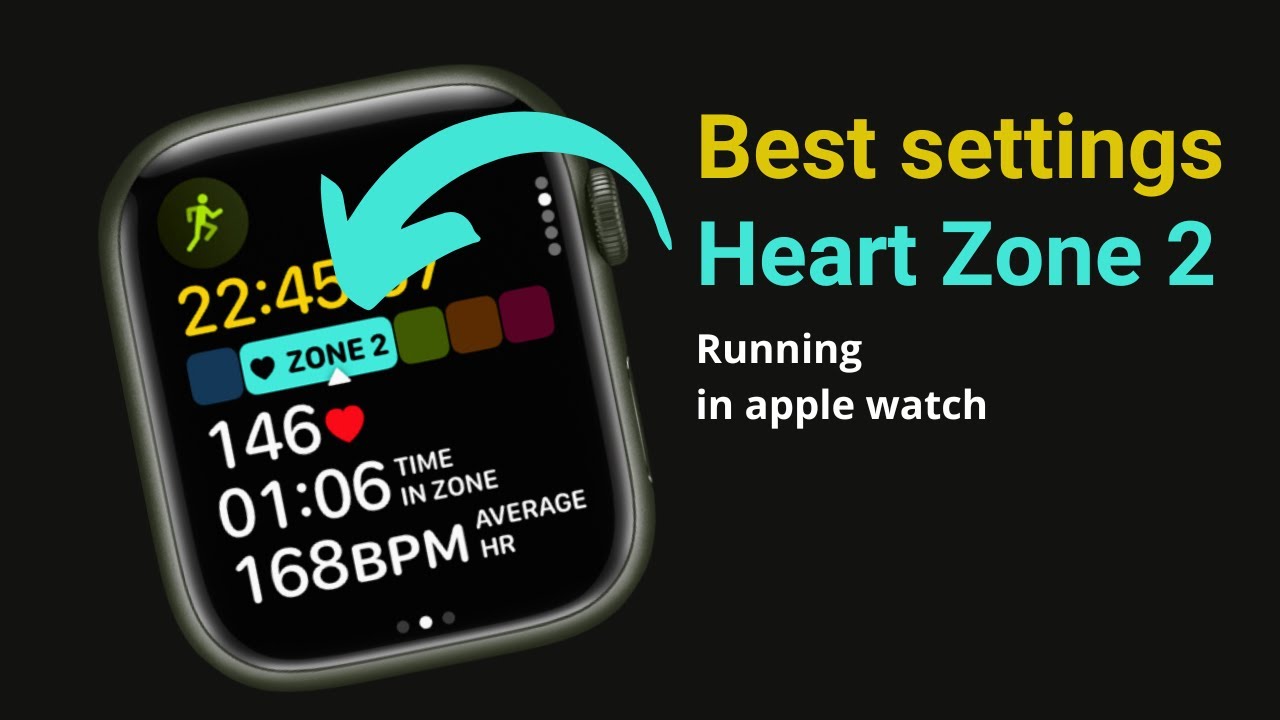 Best settings Heart Zone 2 running in apple watch - YouTube
