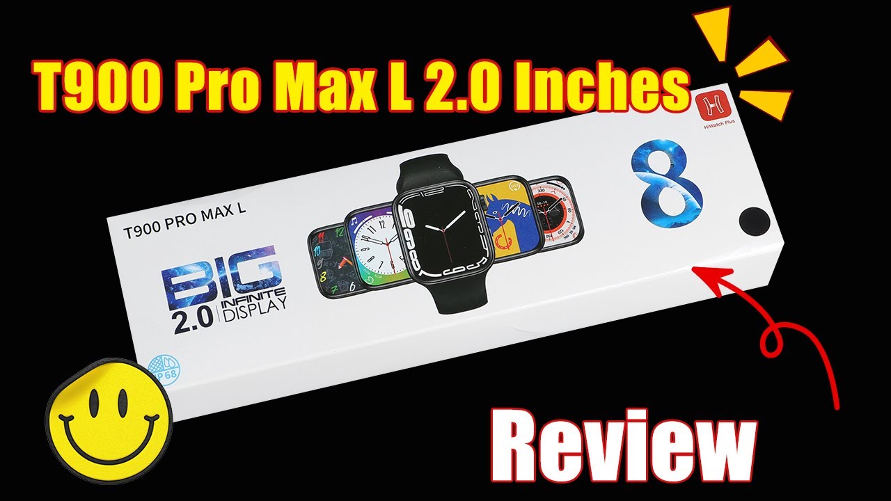 T900 Pro Max L Smart Watch; 45 Seconds Quick Unboxing & Review - YouTube