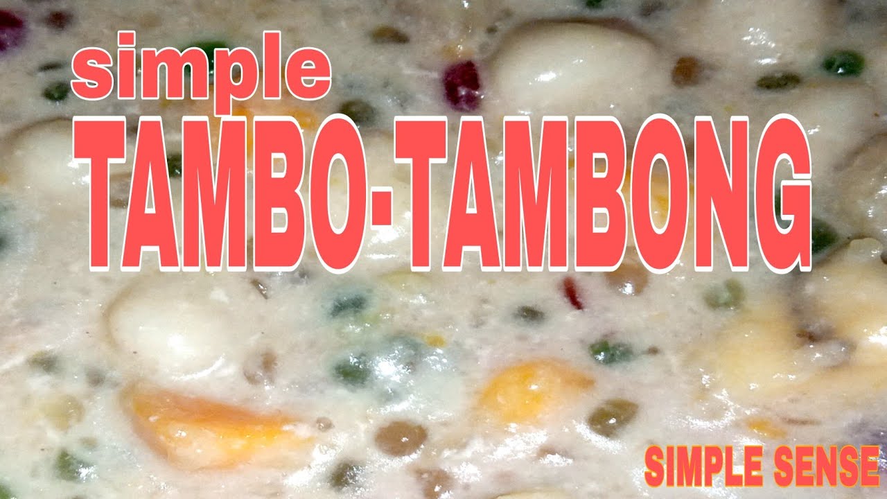 SIMPLE TAMBO-TAMBONG | HOW TO | BILO BILO - YouTube