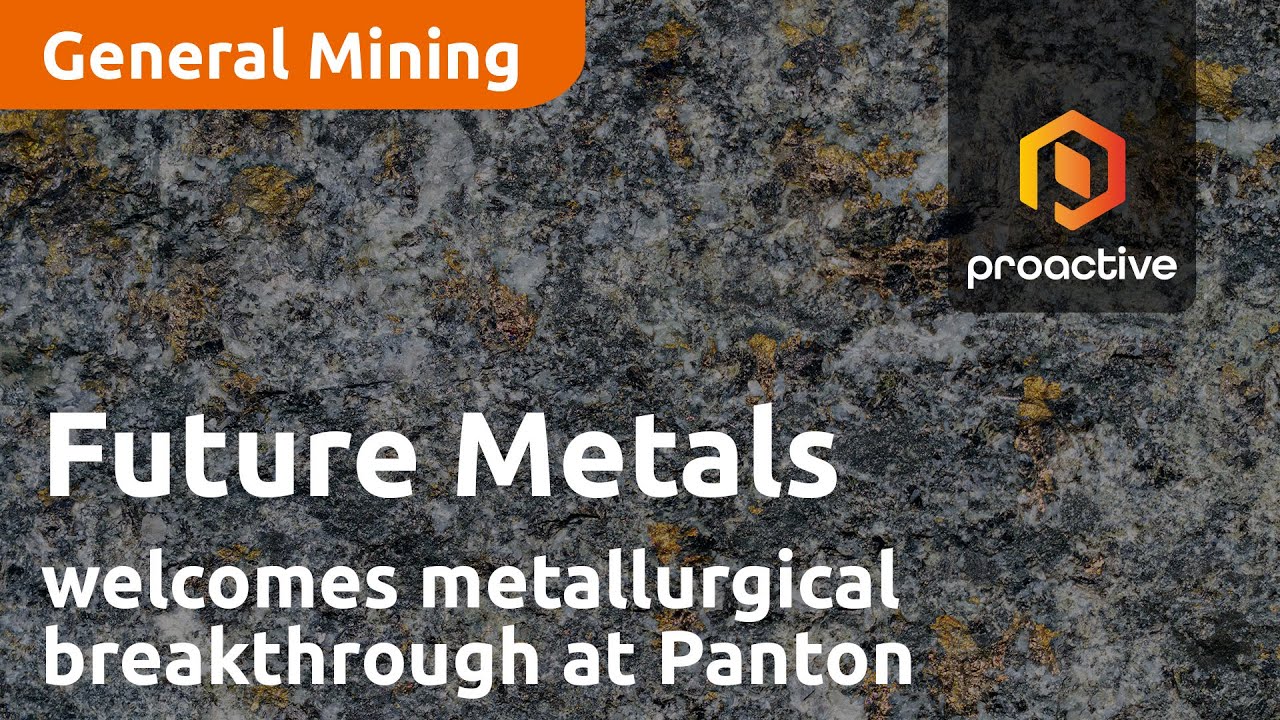 Future Metals welcomes metallurgical breakthrough at Panton - YouTube