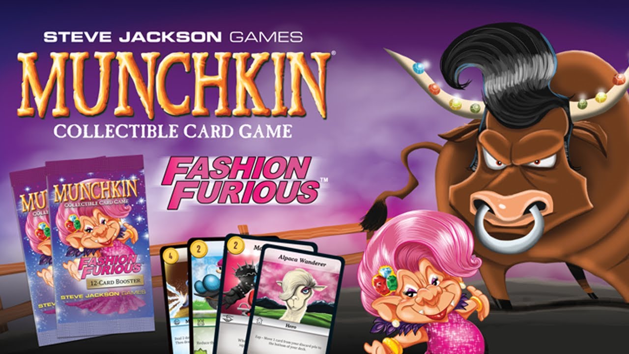 Munchkin TCG Fashion Furious | Fun Family CCG! - YouTube