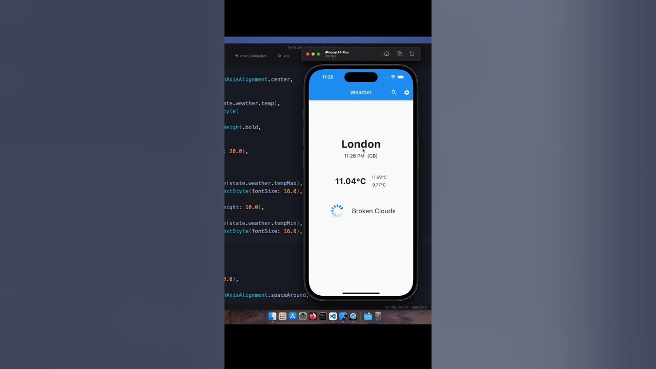 Flutter Weather app using Bloc - YouTube
