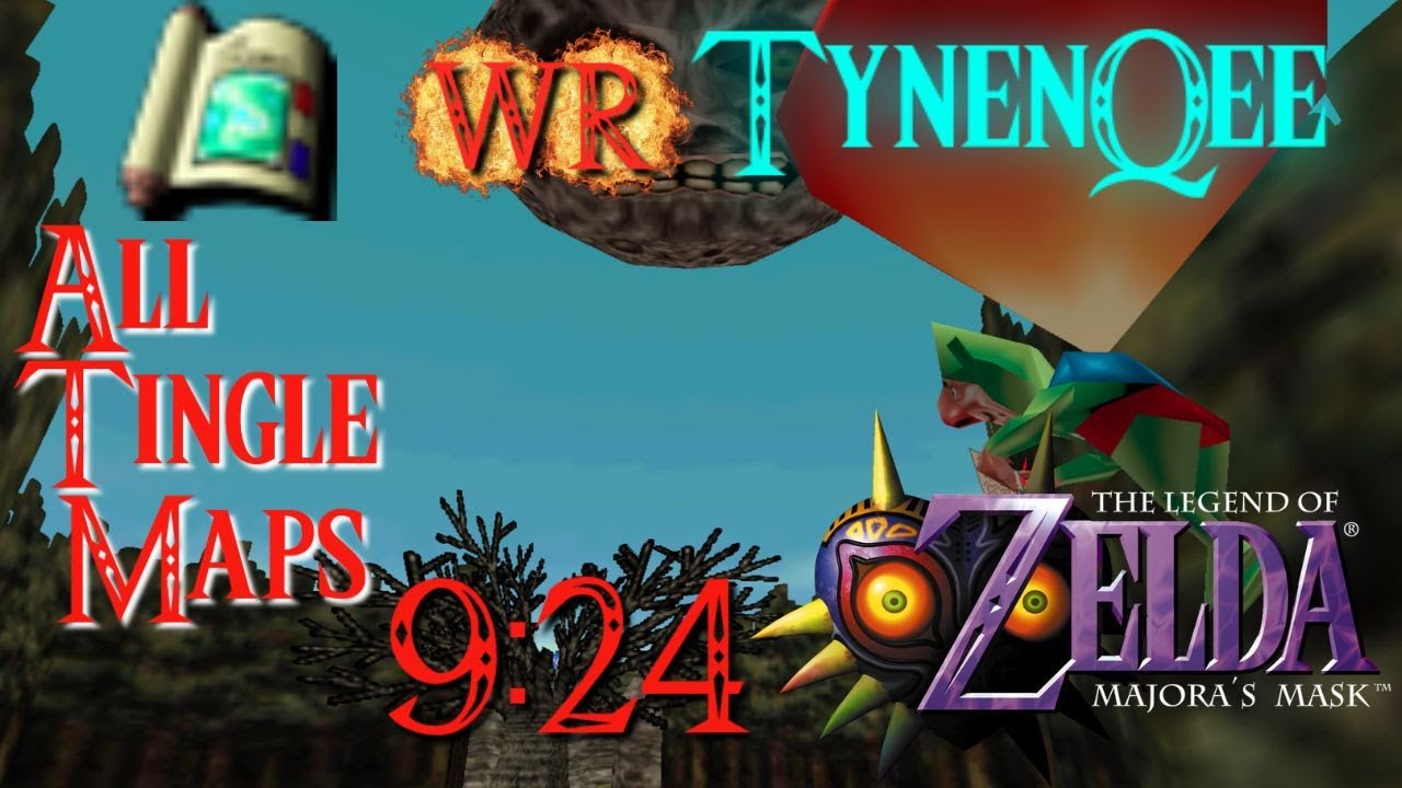 Majora's Mask - All Tingle Maps - 9:24.934 (World Record) - YouTube
