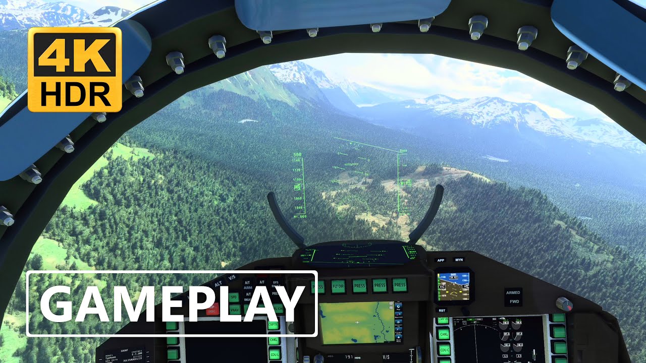 Microsoft Flight Simulator Xbox Series X 4K HDR | Low Altitude Jet ...