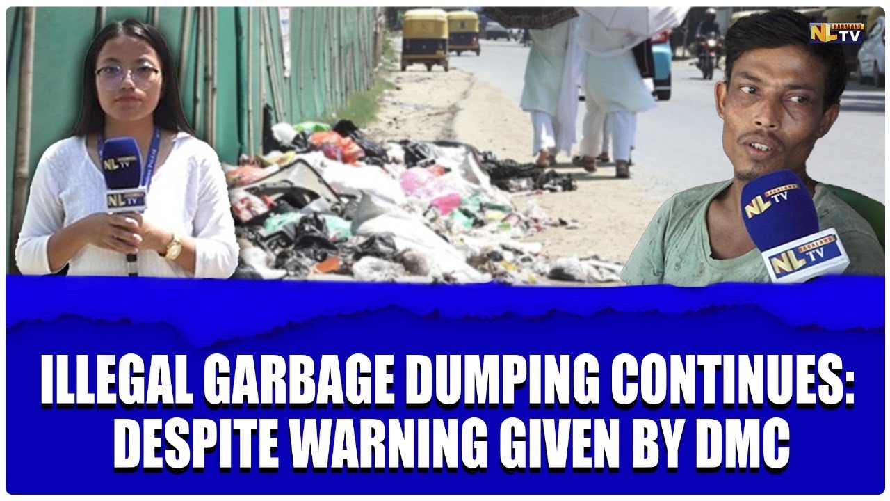 ILLEGAL GARBAGE DUMPING CONTINUES: DESPITE WARNING GIVEN BY DMC - YouTube
