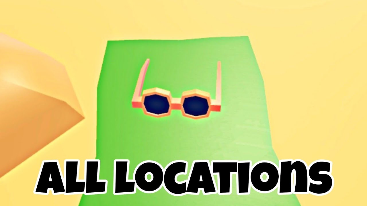 How to Find All Sunglasses Location in Find Things Roblox | beach map ...