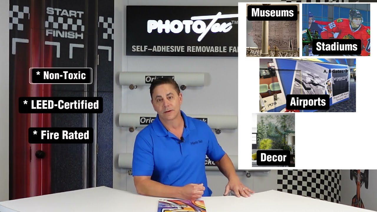 Photo Tex Self-Adhesive Fabric Options - YouTube
