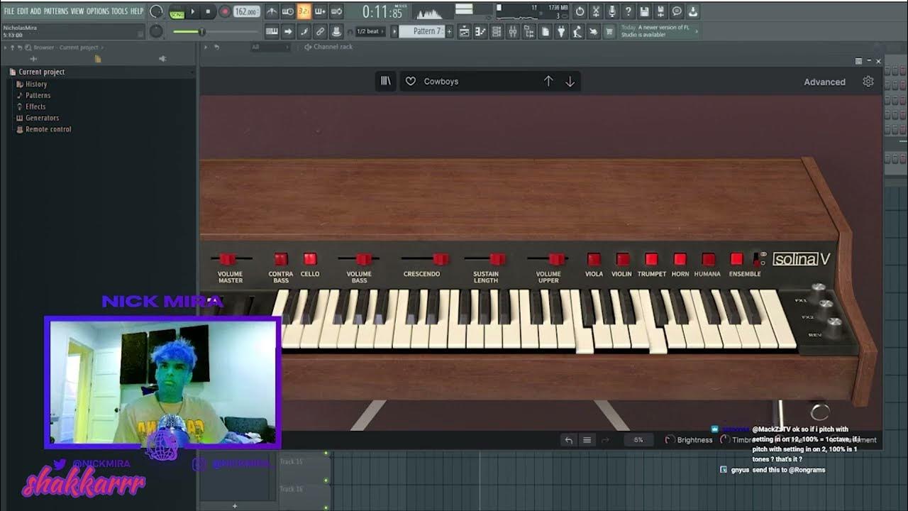 Nick Mira Making Fire Beats From Scratch 🎹👽🔥 - YouTube