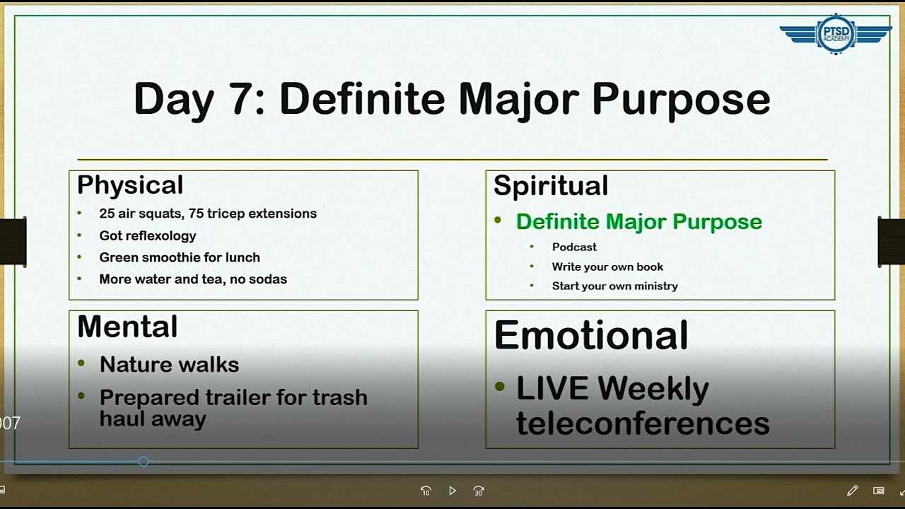 How to Write Your Definite Major Purpose - YouTube