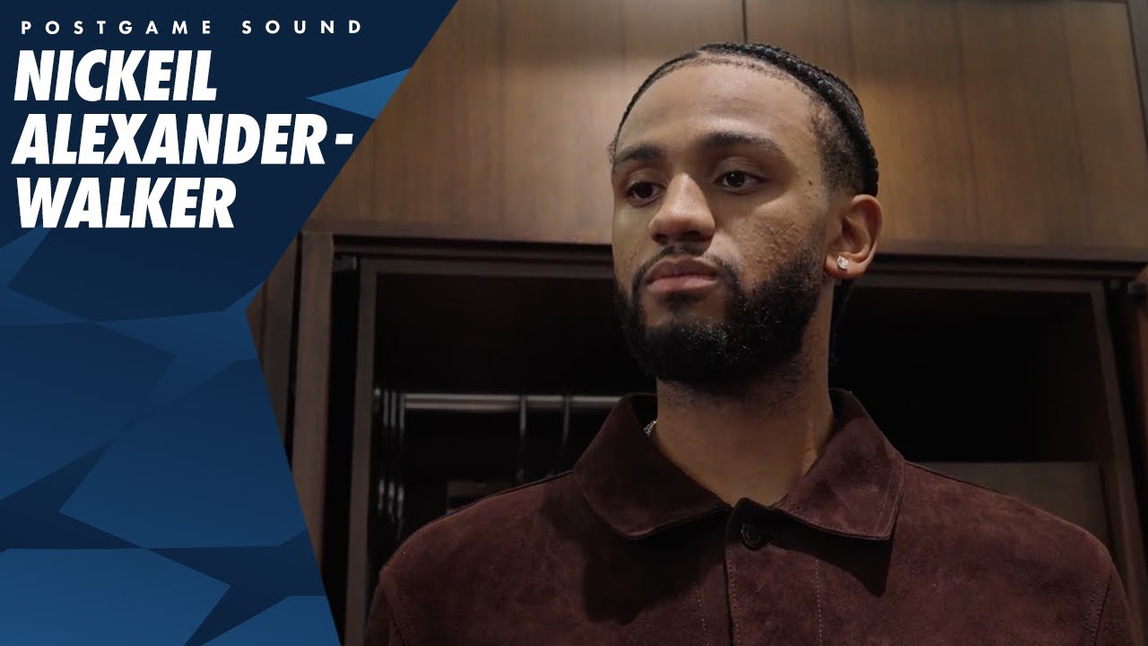 “We Got To Stick To Our Principals.” | Nickeil Alexander-Walker Postgame Sound | 10.29.24 - YouTube