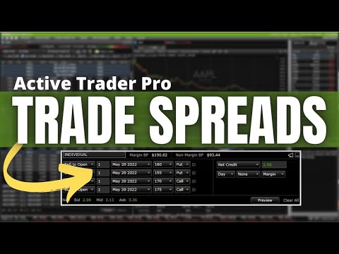 How to Trade Options Spreads on Fidelity Active Trader Pro - YouTube