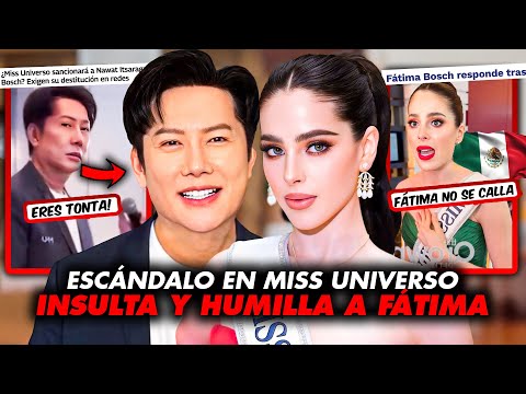 MISS MÉXICO ES HUMILLADA POR DIRECTOR DEL MISS UNIVERSO Y ELLA LO CONFRONTA FRENTE A TODOS
