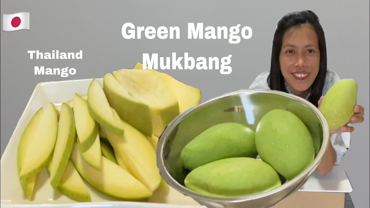 Green Mango Mukbang | Thailand Mango #japan #mangamukbang - YouTube