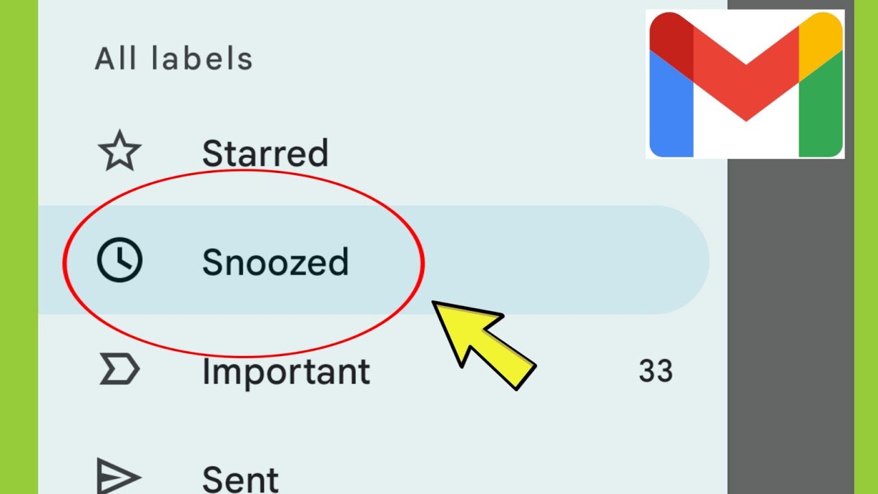 What is Snoozed in Gmail | Gmail me snoozed kya hota hai - YouTube