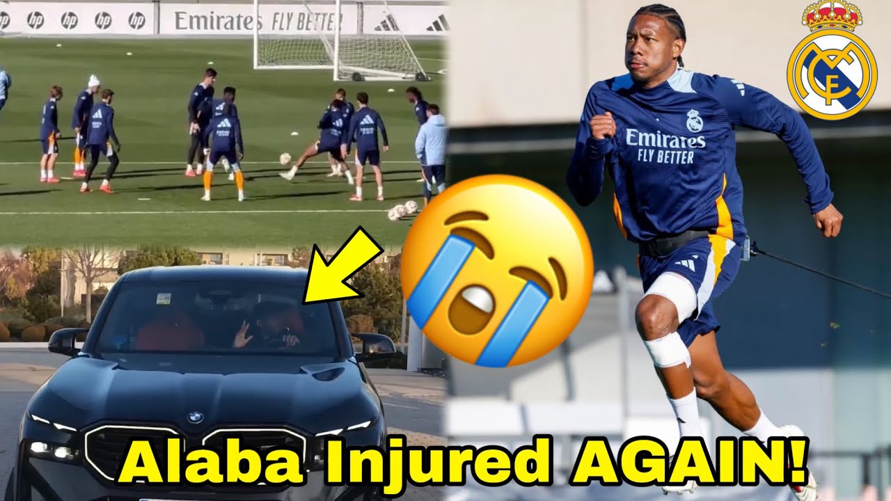 BIG BLOW😭David Alaba Is Injured AGAIN?😳Real Madrid Confirmed David ...
