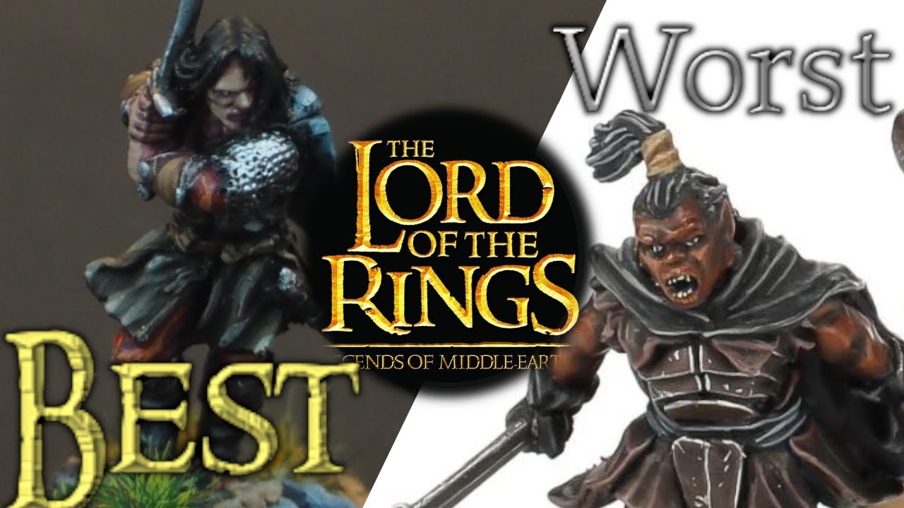 Top 5 BEST and WORST Middle Earth Miniatures - YouTube