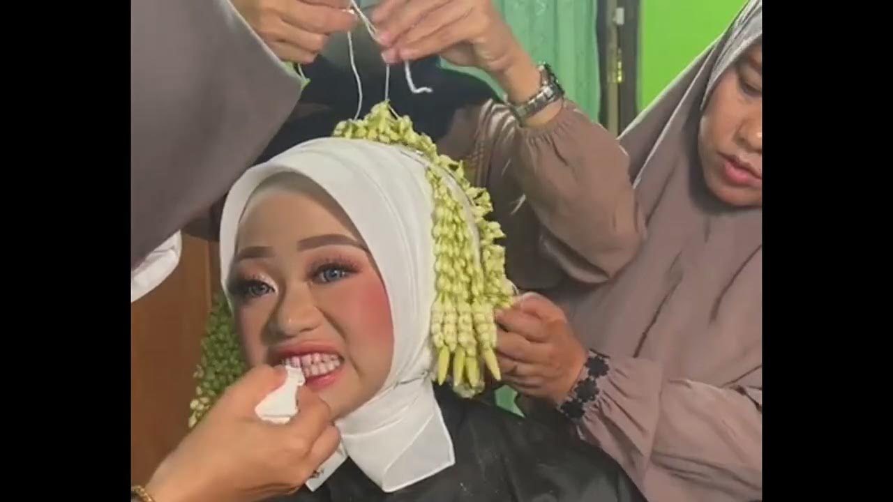 HIJAB WEDDING TUTORIAL ALA MUA WO SALON ISTIKOMAH #hijabwedding #hijabtutorial #hijabstyle - YouTube