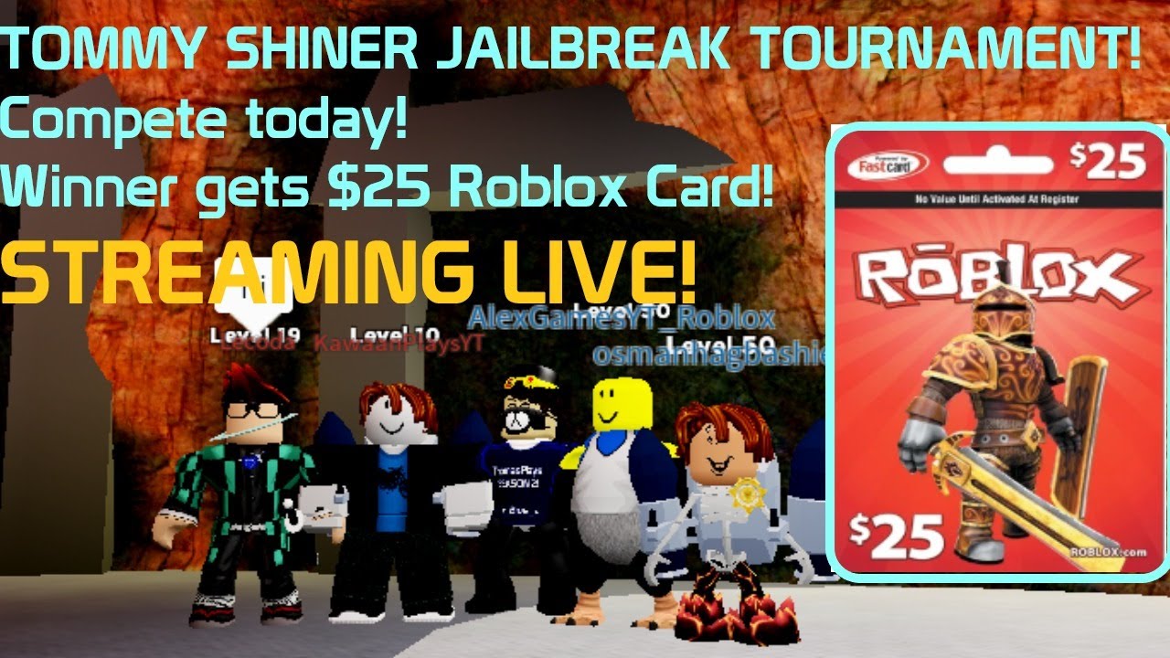 Roblox LIVE TOURNAMENT! ROUND 5/6! WINNER GETS $25 ROBLOX CARD! (Roblox ...