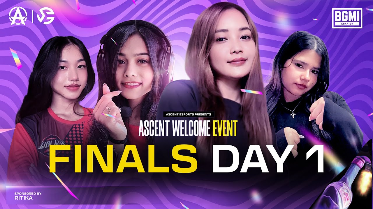 ASCENT WELCOME EVENT FINALS DAY 1 #bgmi #gaming #esports #india #mobile ...
