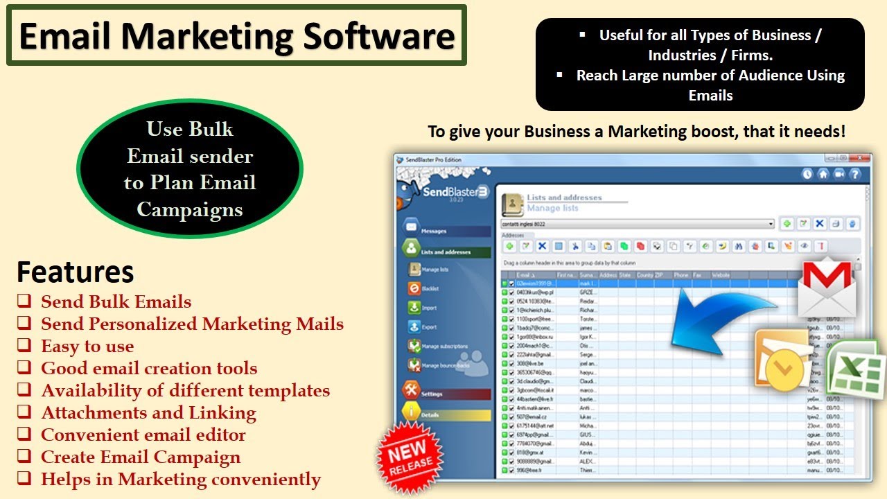 Email Marketing Software - SendBlaster | Run Effective Email Campaigns ...