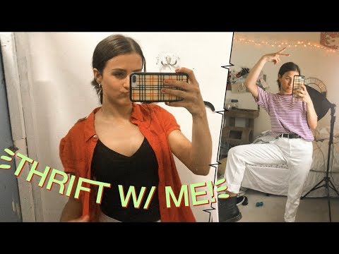 THRIFT W/ ME! (TRY ON Thrifting Haul) | Sara