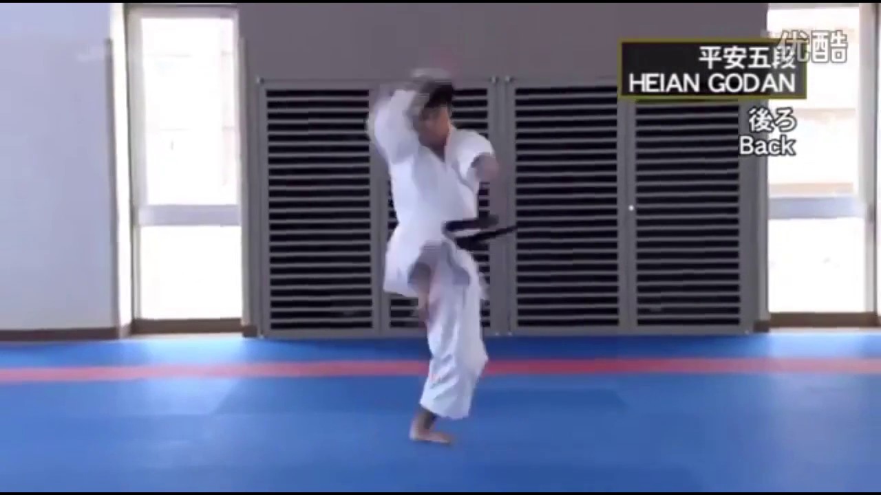 HEIAN GODAN Masao Kagawa , Koji Arimoto Shotokan Karate Kata - YouTube