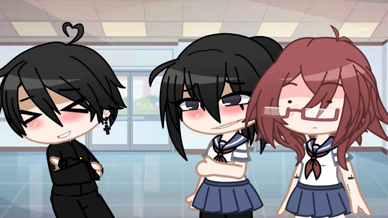 When Ayano and her lesbian friend meets Taro | Ayano x Taro | Yandere ...
