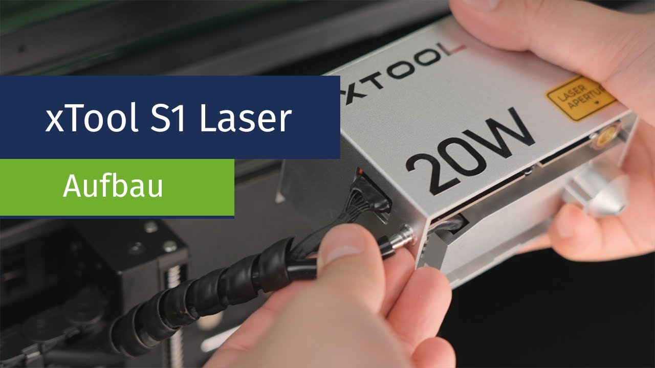 xTool S1 Laser | Aufbau - YouTube
