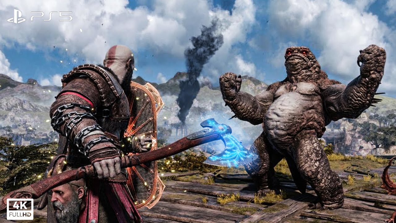 MINI BOSS FIGHT - GOD OF WAR RAGNAROK (4K 60FPS) PS5) - YouTube
