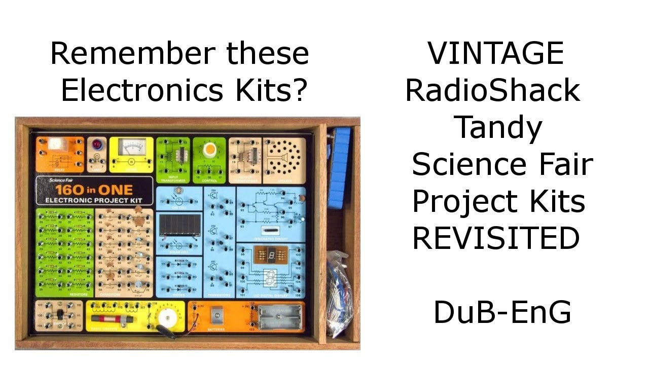 DuB-EnG: RadioShack Tandy 160 in 1 Science Fair Electronics Project Kit ...