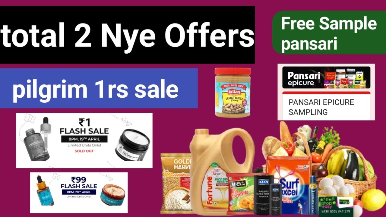 pilgrim @1rs sale | Free Products Offer From Punsari Group | totally 2 ...