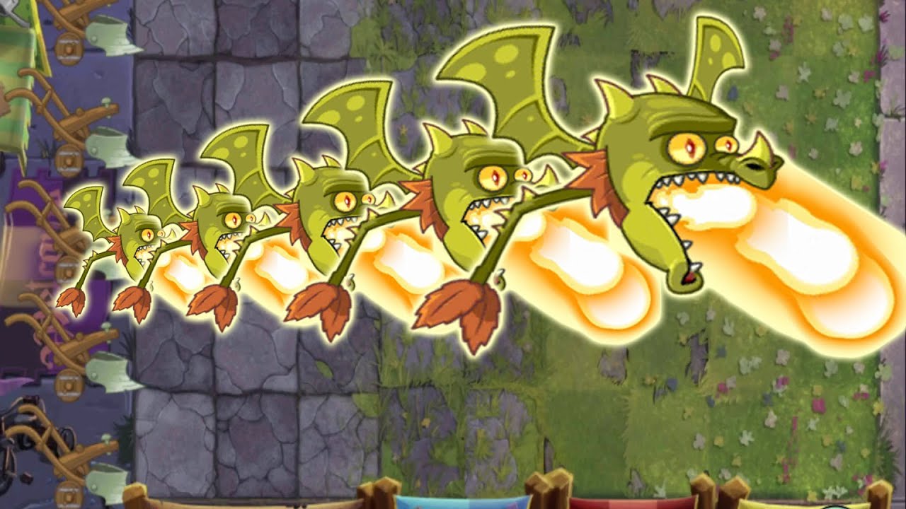 Plant vs Zombies 2 | PVZ 2 Team Plants Snapdragon 9999 Max LVL - YouTube