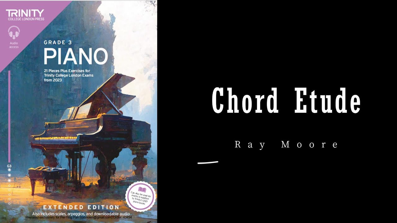Chord Etude by Ray Moore - Trinity Grade 3 piano exam pieces - YouTube