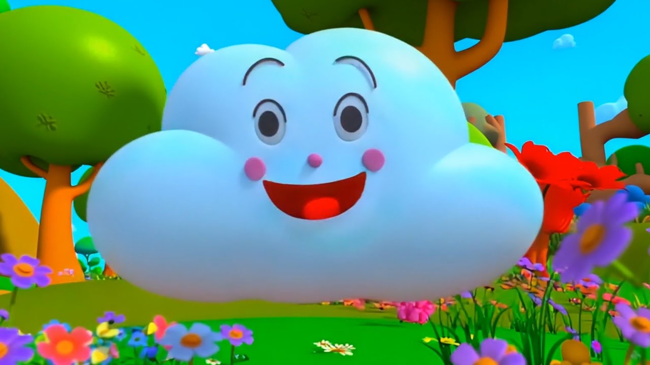 The Happy Little Cloud Songs || Nursery Rhymes & Kids Songs - YouTube