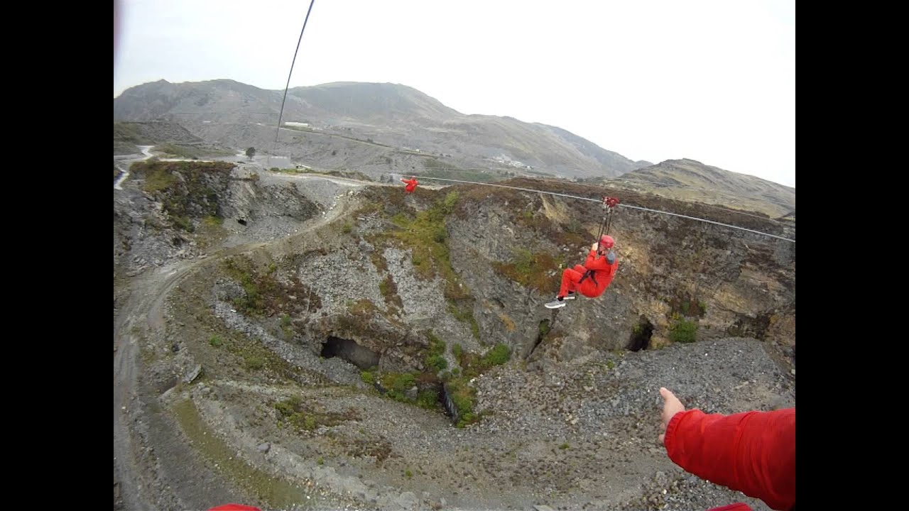Titan zip wire - YouTube