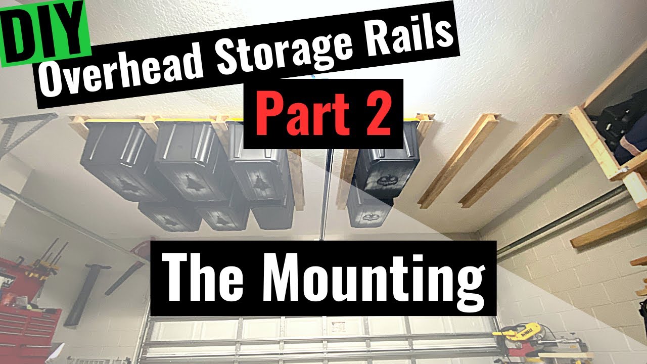 DIY Storage Rails, Part 2: The Mounting - YouTube