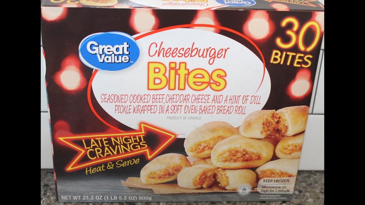 Great Value: Cheeseburger Bites Review - YouTube