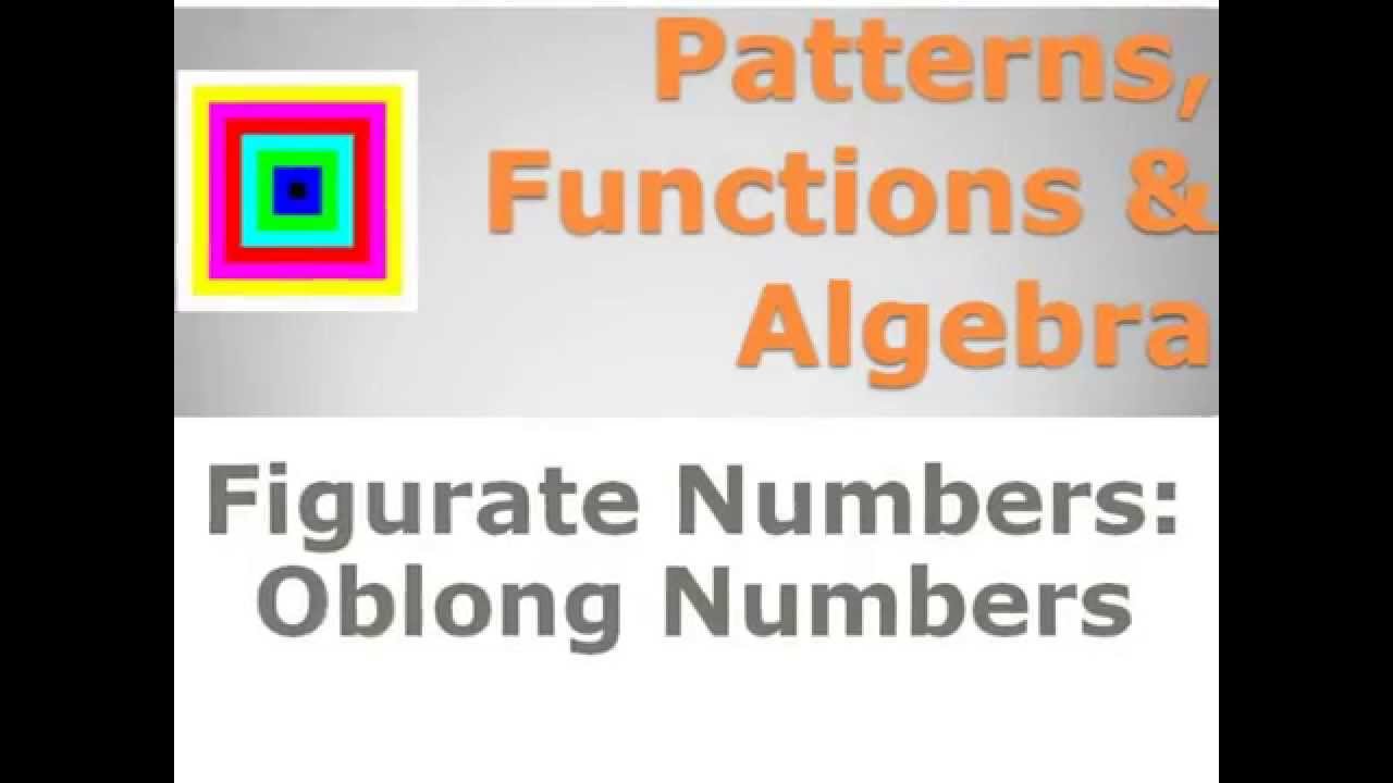 Mathematics for Grade 6: Figurate Numbers - YouTube