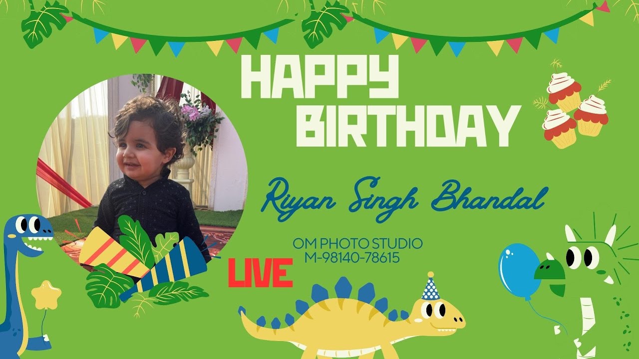 LIVE🔴YOU ARE WATCHING BIRTHDAY CEREMONY ll RIYAN SINGH BHANDAL - YouTube