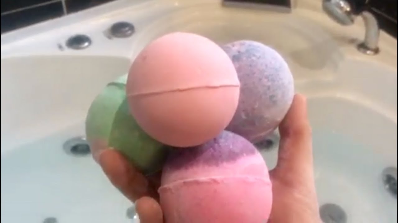 Satisfying Bath Bomb Compilation #2 (4 in one ASMR) - YouTube