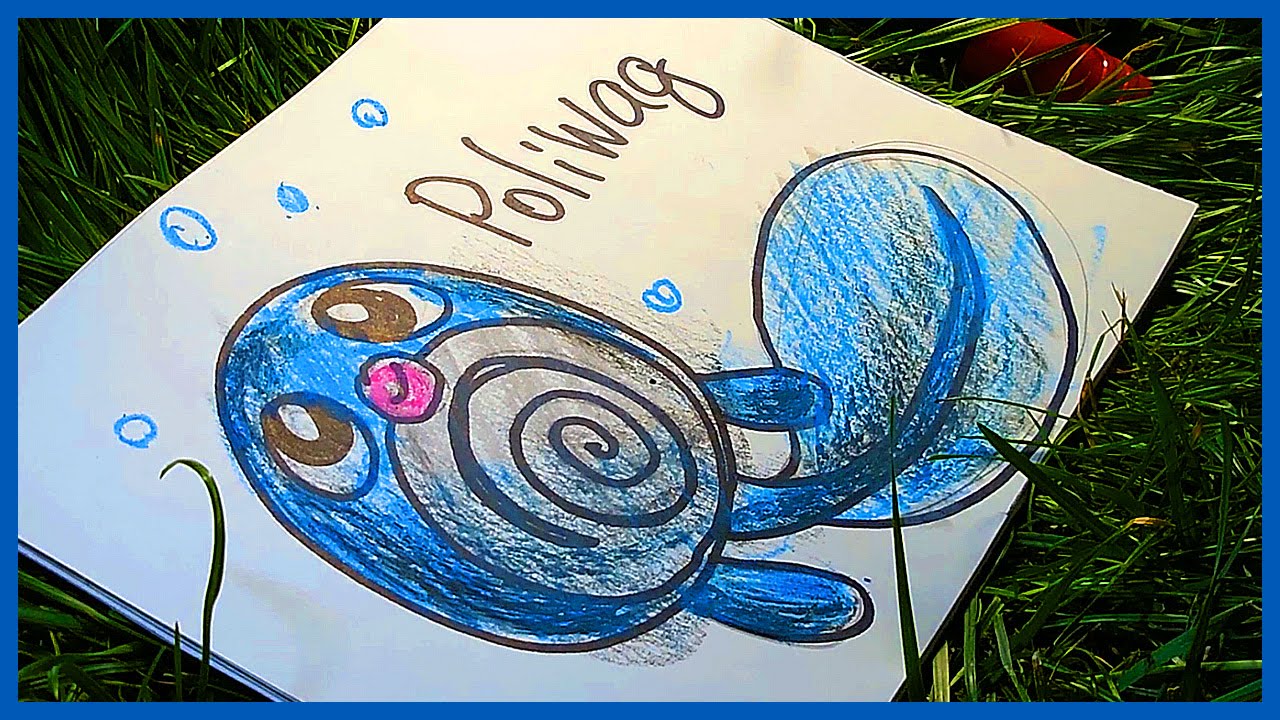 How to draw Pokemon Poliwag - YouTube