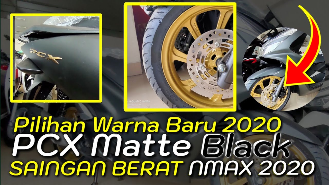 PCX 2020 Matte Black Saingan Berat Nmax 2020 | Motor Honda Terbaru ...