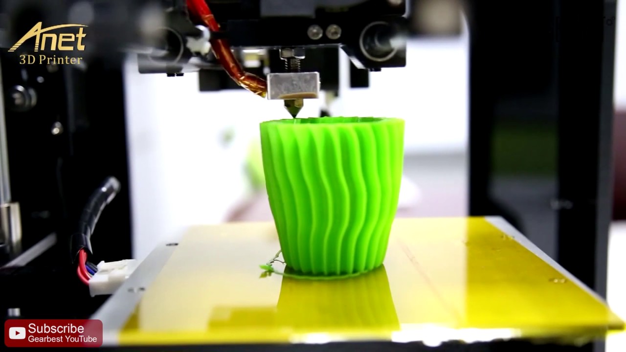 Anet A3 Full Acrylic Frame Assembled 3D Printer - YouTube