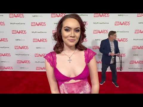 Freya Parker interview - AVN 2024 Red Carpet, Las Vegas