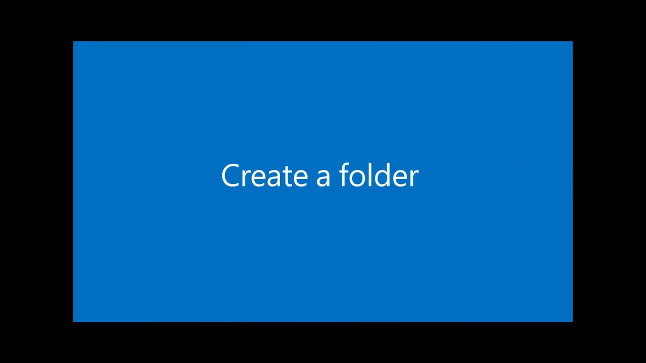 Office 365 - One Drive Create Files and Folders in OneDrive - YouTube