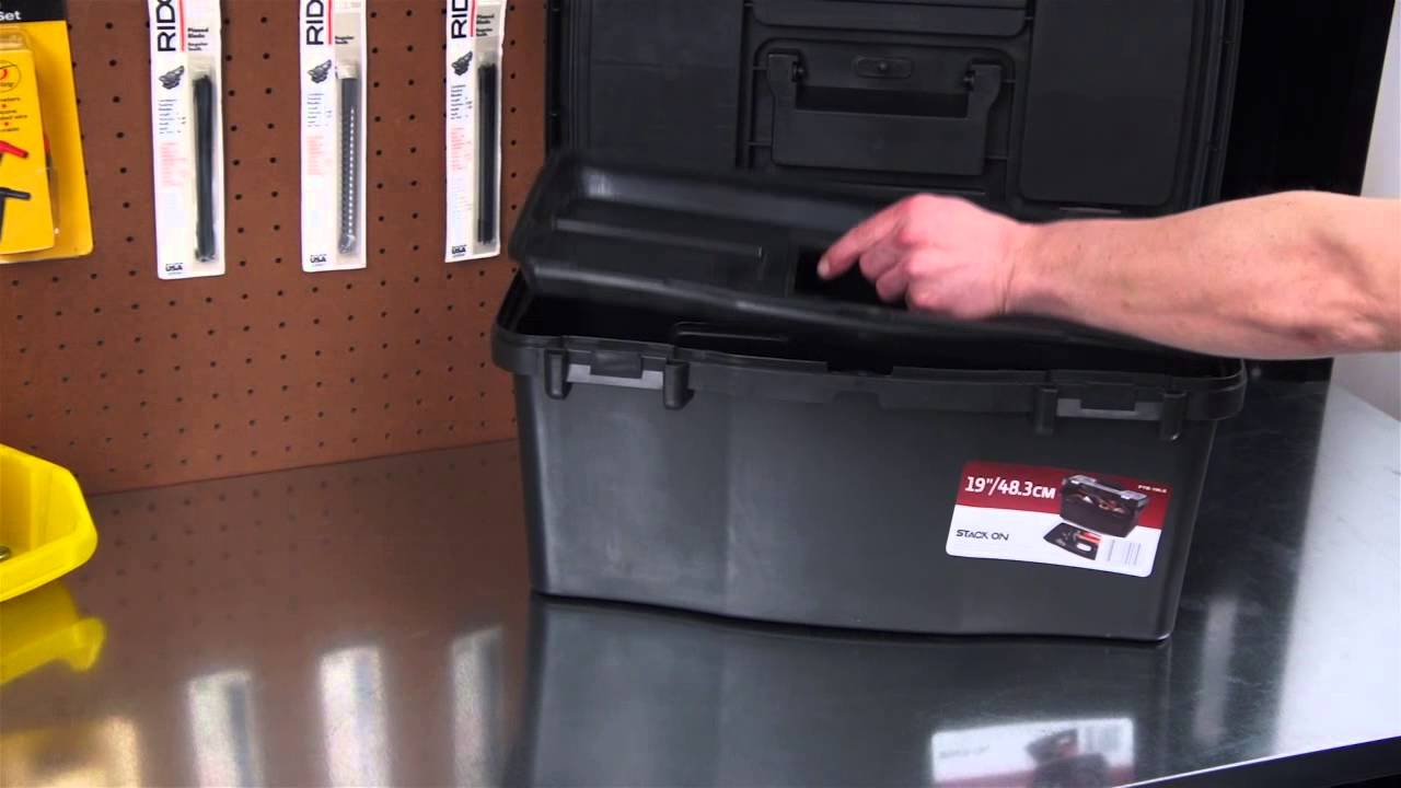 Stack On Plastic DIY Tool Boxes - YouTube