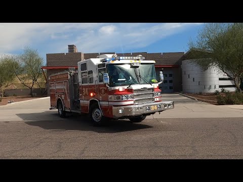 Phoenix Fire dept, Engine 34 responding - YouTube