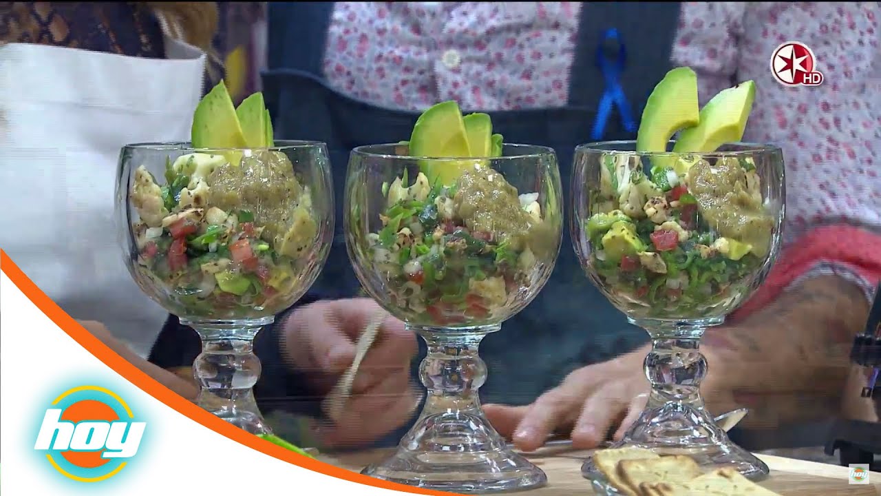 Chef Yogui | Ceviche de Coliflor en salsa de guayaba picosa | Hoy - YouTube