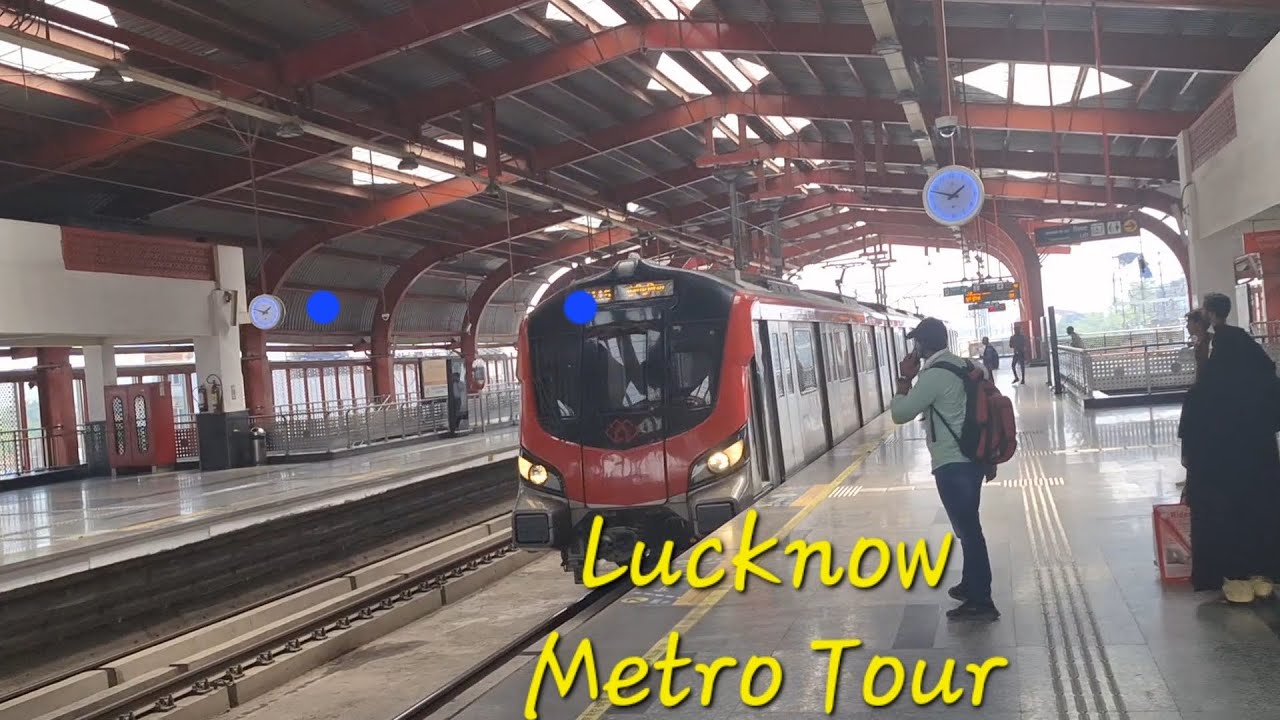 Lucknow Metro Tour #lucknowmetro #lucknowcity #uttarpradesh #metro # ...