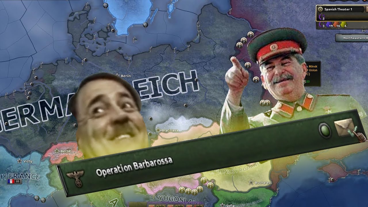 The Barbarossa Meme (HOI4) - YouTube